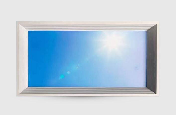 Indoor Ceiling Lamp Panel LED Blue Sky Light Square Artificial Skylight ...