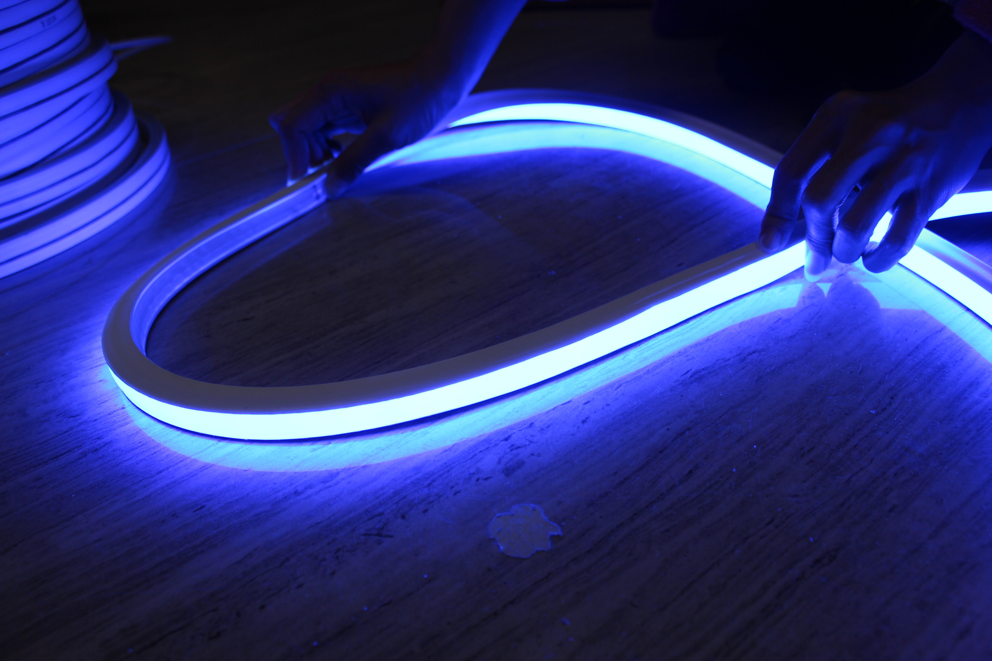 Blue 220v Smd Square Neon Light Ip67 Waterproof For Outdoor