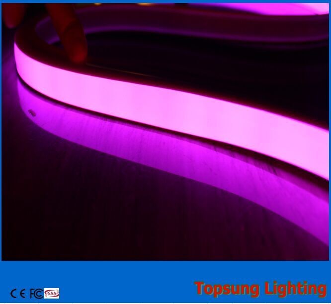 purple pvc tube led neon flex 220v 120leds/m for outdoor decoration