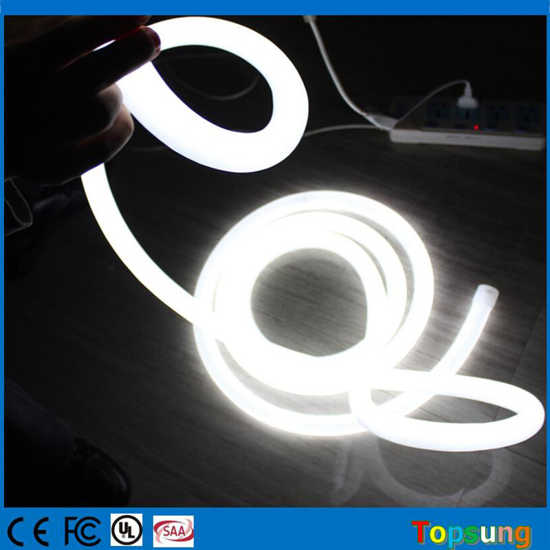 120v 6500k white emitting led neon flex rope lights trip ribbon tube ...
