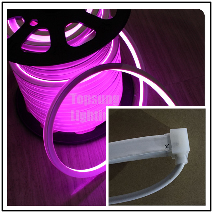 AC 240V high quality square pink led neon flexible light 16x16mm IP68 ...