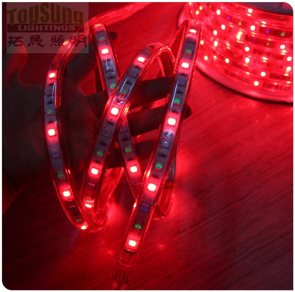 Whole sale red flexible led strip 50m 220V 5050 smd strip 60LED/m led ...