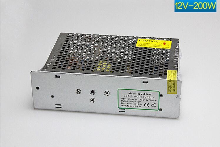 12v 200w LED Light Power Supplies Transformer Dimmable Led Power Supply