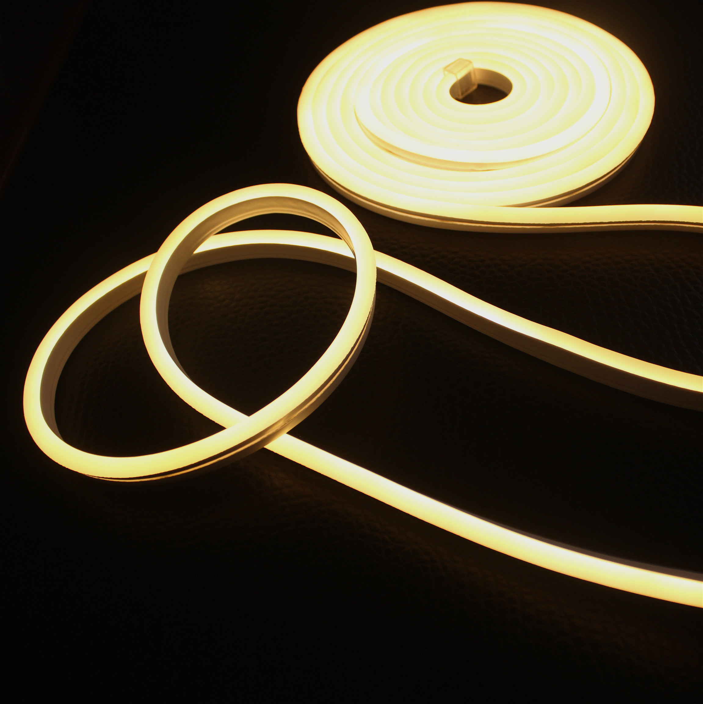 12v warm white mini led neon flexible strip lights 6x13mm smd rope for ...
