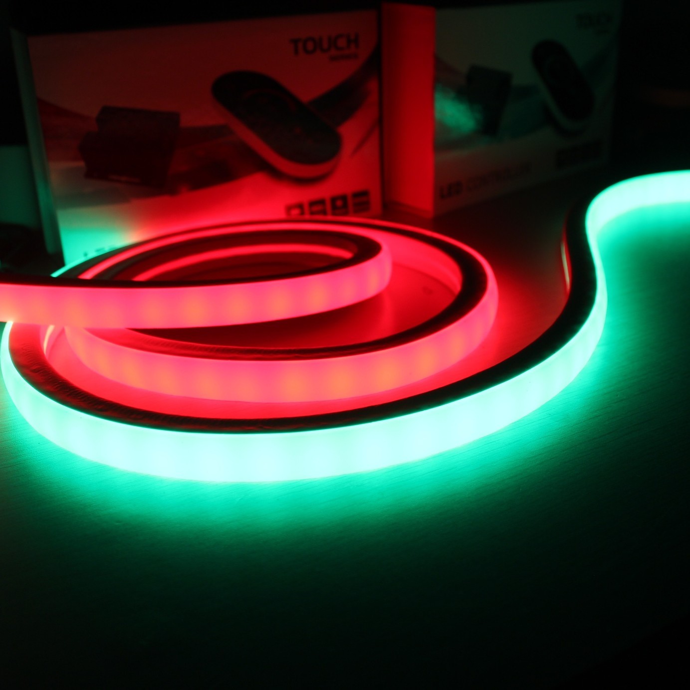 dmx SPI digital RGB WS2811 led neon 12v addressable neon lights for rooms