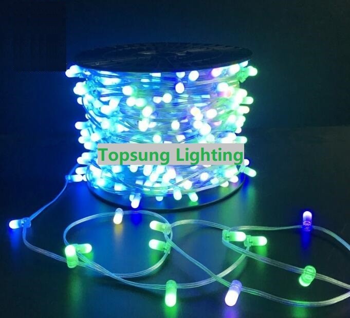 Christmas 100m 666leds 12V flashing led clip on light for AU wedding ...