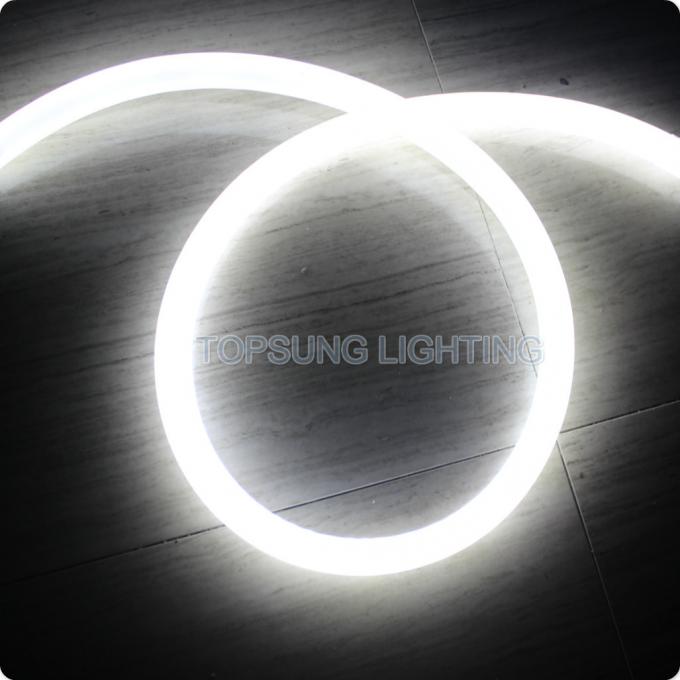 360 degree round led neon flex 16mm mini rope light 12V white color ...