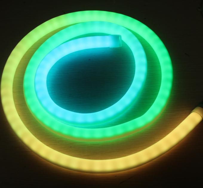 Programmable Digital 360 Degree Round 12V Flexy Led Neon tube strips ...